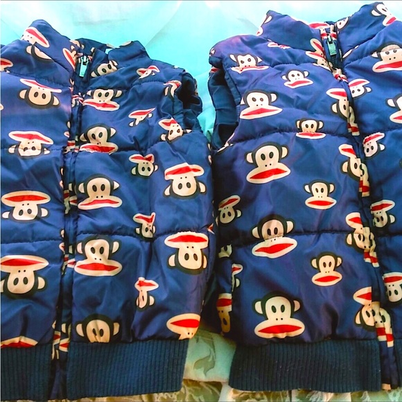 Paul Frank | Jackets & Coats | Julius Monkey Puffer Vests For Twins ...